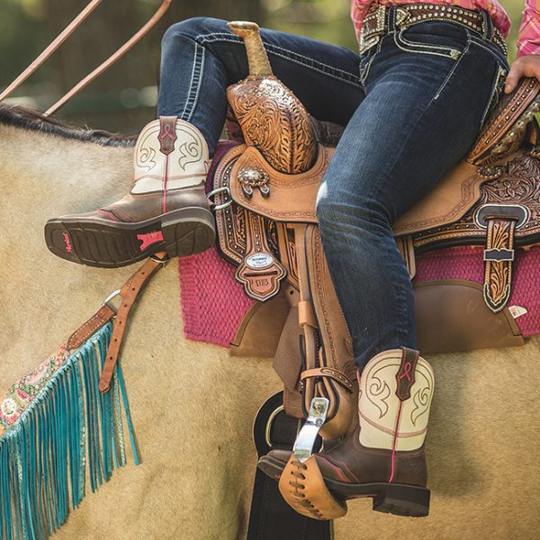 BootDaddy Ariat Pink Ribbon Power Boots - Horses & Heels